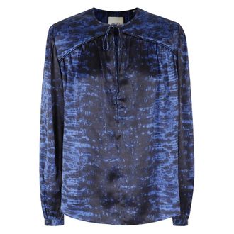 Isabel Marant Laraya Seidenbluse - - Blouses & Shirts - Damen - Blau - 2XS