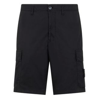 Stone Island Homme, Shorts, Noir, Taille: W38 Cotton Cargo Shorts