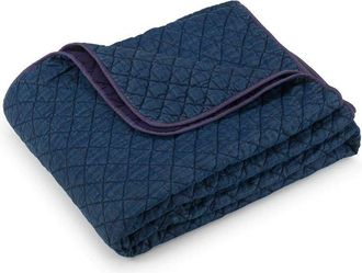 Tommy Hilfiger Tagesdecke Stone I Farbe Blue I Gr&ouml;&szlig;e 230x250 cm I Reine Baumwolle