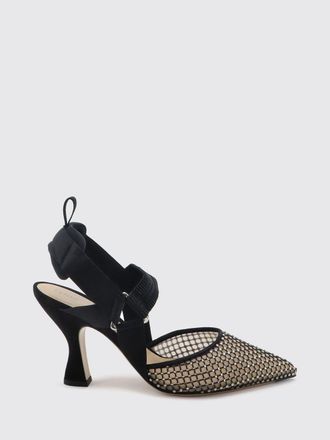 Fendi Escarpins slingback Colibr&igrave; en nylon brod&eacute; de cristaux &agrave; talon haut