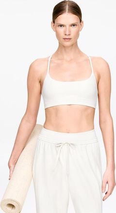 Arket Weicher Stretch-BH -Wei&szlig;