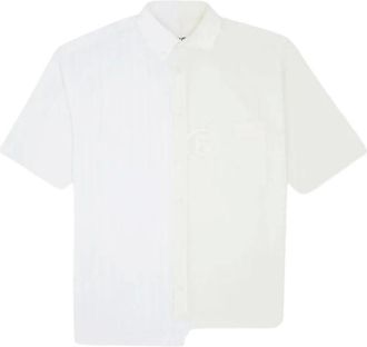 Maison Margiela Homme, Chemises, Blanc, Taille: XL Chemise &agrave; manches courtes