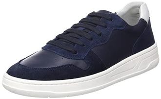 Geox Homme Aimants en U Basket, Bleu Marine, 44 EU