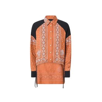 Pinko Clocks Shirt - - Blouses & Shirts - Damen - Orange - XS