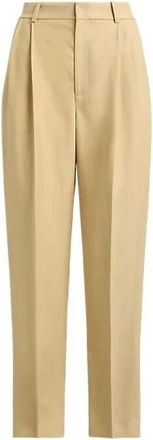 Polo Ralph Lauren Femme, Pantalons, Brun, Taille: 40 FR Tapered Pantalons
