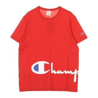 Champion Rotes Crewneck T-Shirt f&uuml;r M&auml;nner - - Tops - Herren - Rot - XL