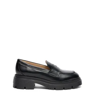 Stuart Weitzman Femme, Chaussures, Noir, Taille: 38 EU Hudson Lite Loafer