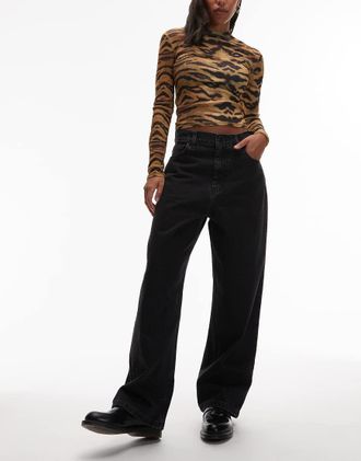 Carhartt Work in Progress Brandon - Jeans in Schwarz mit lockerem, geradem Schnitt