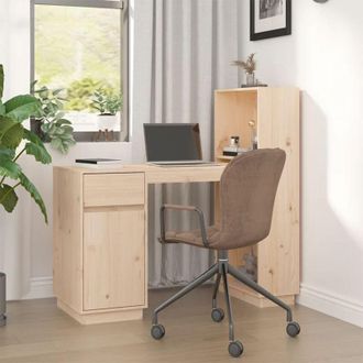 vidaXL Bureau 110x53x117 cm Bois massif de pin Vidaxl