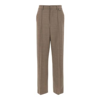 Fabiana Filippi Femme, Pantalons, Brun, Taille: 32 FR Pantalon Droit