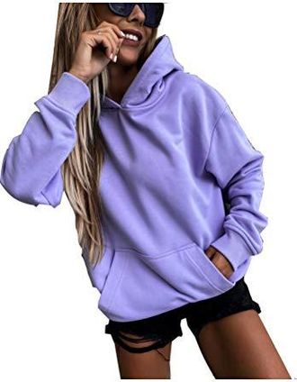 ORANDESIGNE Sweat à Capuche Femme Imprimé Coeur Hiver Pull Femme Hiver Chic Grande Taille Hoodie Femme Oversize Sweat Shirt Femme Fille Sport Manche Longue Vêteme