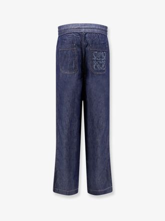 Loewe Mens Jeans Blue Cotton