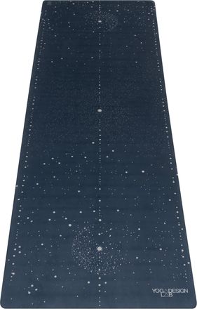 Yoga Design Lab Reise Yogamatte 1,5mm | D&uuml;nn, rutschfest, Faltbar, Leicht, Matte/Handtuch, Waschmaschinenfest | mit Tragegurt (Celestial, 1.5mm)