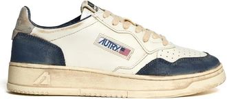Autry Low-Top Sneaker - Leather And Suede Sneakers With Padded Collar - Gr. 40 (EU) - in Blau - für Damen