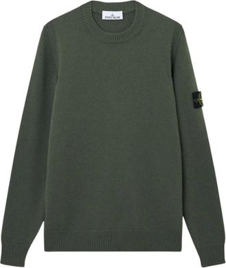 Stone Island Homme, Pulls, Vert, Taille: S Maille Col Rond
