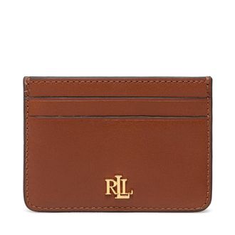 Lauren Ralph Lauren Kreditkartenetui LAUREN RALPH LAUREN Slim Card 432876732002 Braun