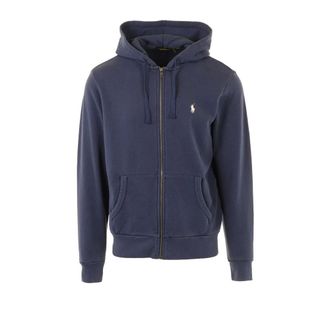Polo Ralph Lauren Homme, Sweatshirts et sweats &agrave; capuche, Bleu, Taille: L Long Sleeve Full-Zip Sweat &agrave; capuche
