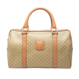 Celine Sac Boston Pre-owned - Femme - Pre-owned - Beige - Taille: ONE Size