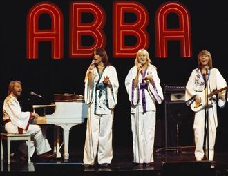 Generic ABBA Group Agnetha Faltskog, Bjorn Ulvaeus, Benny Andersson, Anni-Frid Lyngstad Foto 25,4 x 20,3 cm