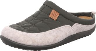 Rohde Damen Pantoffel Hausschuh Filz herausnehmbare Einlagen Perugia 2022, Gr&ouml;&szlig;e:40 EU, Farbe:Gr&uuml;n