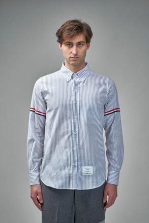 Thom Browne Madras Cotton Armband Shirt