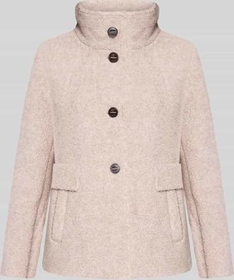Gil Bret Regular Fit Teddyjacke aus Woll-Mix