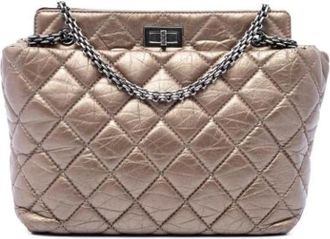 Chanel Pre-owned Vintage Quilted Tote - Femme - Pre-owned - Brun - Taille: ONE Size