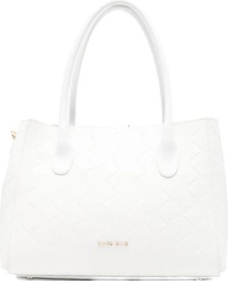 Marc Ellis Femme, Sacs, Blanc, Taille: ONE Size Alene Quilted Tote Bag