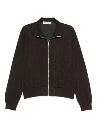 Our Legacy costume en laine à fines rayures - Marron