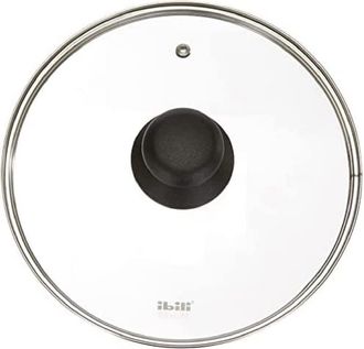 Ibili Ibili 970722 Glas Deckel mit Dampf Loch 22 cm