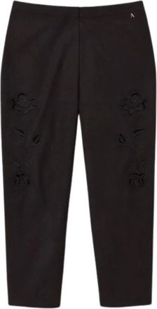 Twinset Femme, Pantalons, Noir, Taille: 40 FR Cropped Pantalons