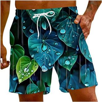 Generic Short de bain pour homme - Short de plage d&eacute;t&eacute; pour homme - Short d&eacute;contract&eacute; pour les vacances - Short de natation graphique - Short de basket-ball p