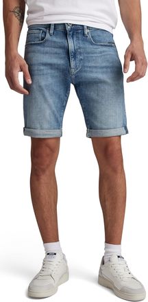 G-Star G-Star RAW Herren 3301 Slim Shorts, Blau (Sun Faded Blue Donau D10481-D441-G347), 28