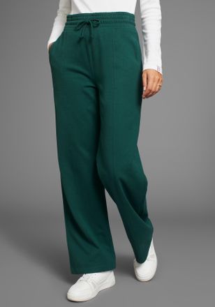 Kangaroos Jogginghose KANGAROOS, Damen, Gr. 32, N-Gr, gr&uuml;n (dunkelgr&uuml;n), angeraute Sweatware, Obermaterial: 80% Baumwolle, 20% Polyester, bequem normal, Hosen J