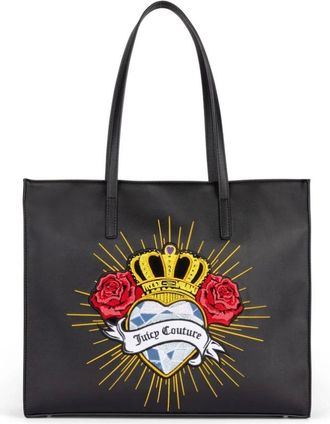 Juicy Couture Femme, Sacs, Noir, Taille: ONE Size London S. Heart Shopping Bag