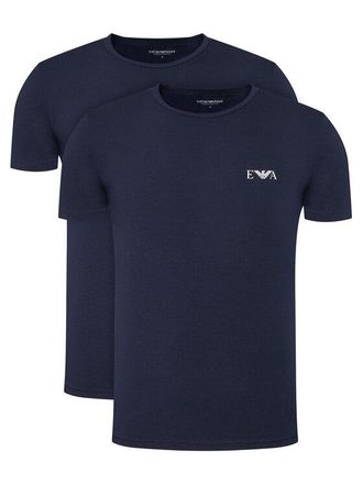 Emporio Armani T-Shirt-Set EM001849 AF14131 MB143 Dunkelblau Fitted Fit