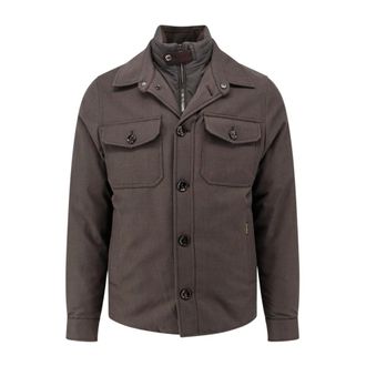 Moorer Mougi Jacket - Homme - Vestes - Brun - Taille: 3XL