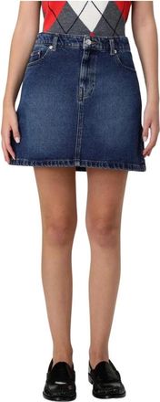 A.P.C. A.p.c., Femme, Jupes, Bleu, Taille: 38 FR Short Skirts