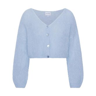 Americandreams Americandreams, Damen, Strickwaren, Blau, SGr&ouml;&szlig;e