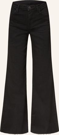 True Religion Flared Jeans Mija schwarz