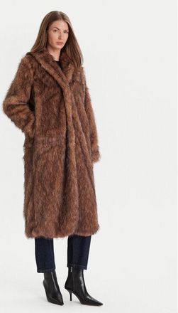 Only Pelzmantel Dawn 15352794 Braun Regular Fit