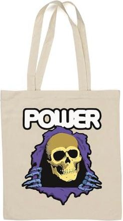 Generic TV 55 Sac fourre-tout en coton naturel Blanc