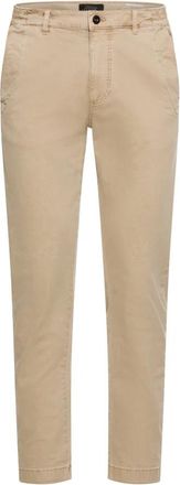 Camel Active Chinohose mit elastischem Bund - - Trousers - Herren - Beige - W36 L34