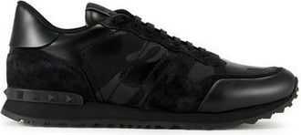 Valentino Baskets crant&eacute;es en cuir