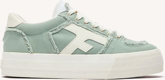 Faguo Baskets en toile vert clair