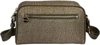 Borbonese Femme, Sacs, Vert, Taille: ONE Size Camera Case Eco Line Small