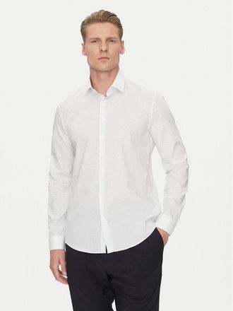 Calvin Klein Hemd K10K112743 Wei&szlig; Extra Slim Fit