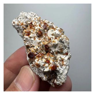 Generic Kristallstein Nat&uuml;rlicher Granat, Originalstein, Mineralienprobe, Kristall Kristallstein-Halskette mit Halter(32g 28 * 51 * 20mm)