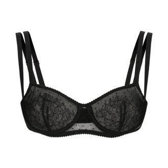 Dolce & Gabbana Femme, Sous-v&ecirc;tements, Noir, Taille: 40 FR Soutien-gorge Balconnet en Dentelle
