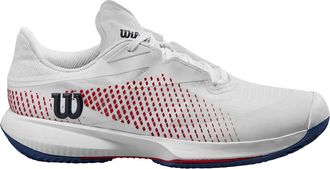 Wilson Wilson Kaos Swift 1.5 Clay, Tennis Shoe Donna, White/Deja VU Blue Red, 36 2/3 EU